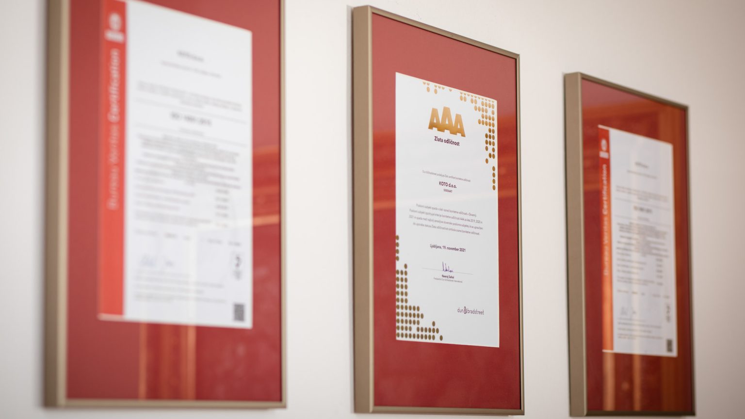 Certifikati in sistemi - Koto